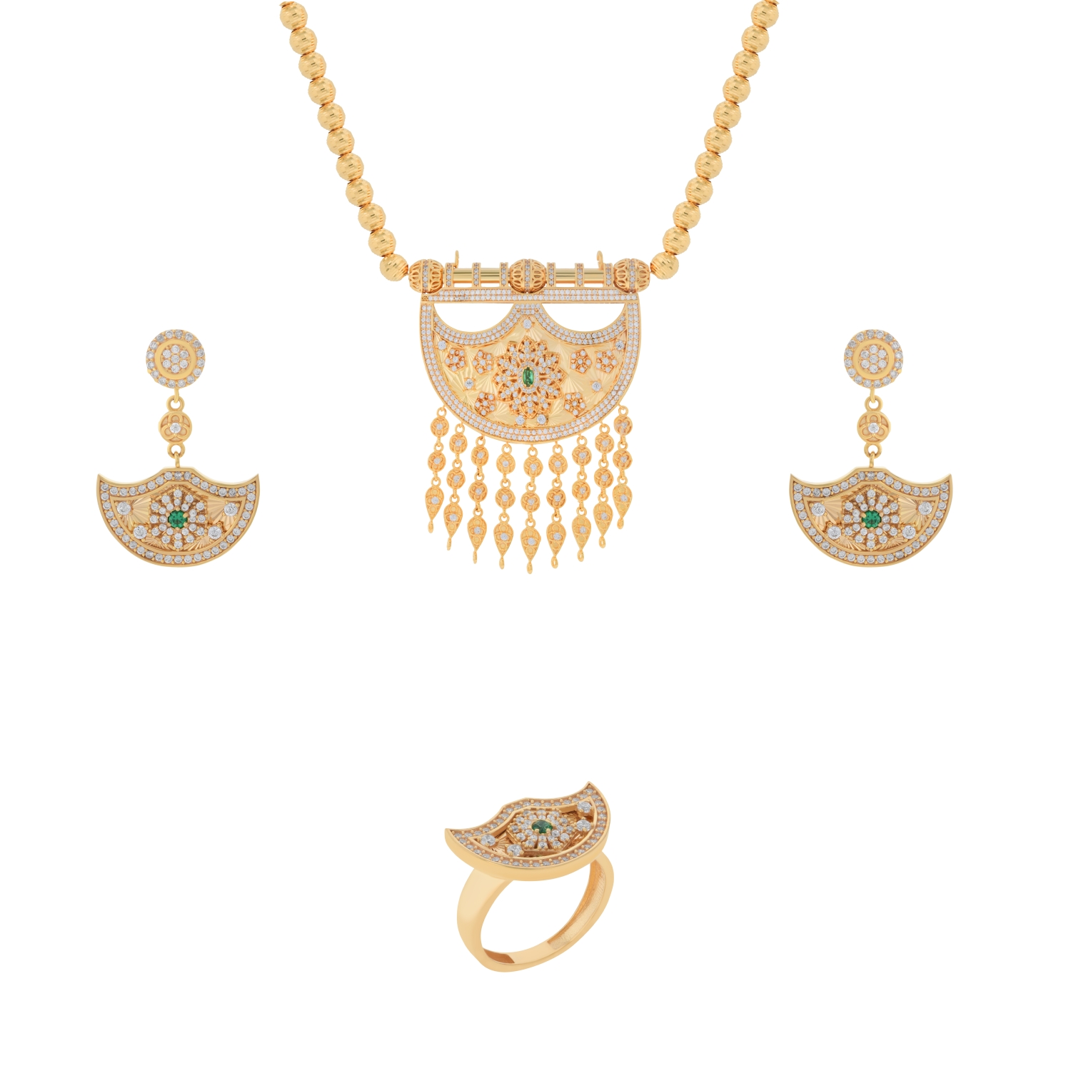 21K Traditional Gold Set