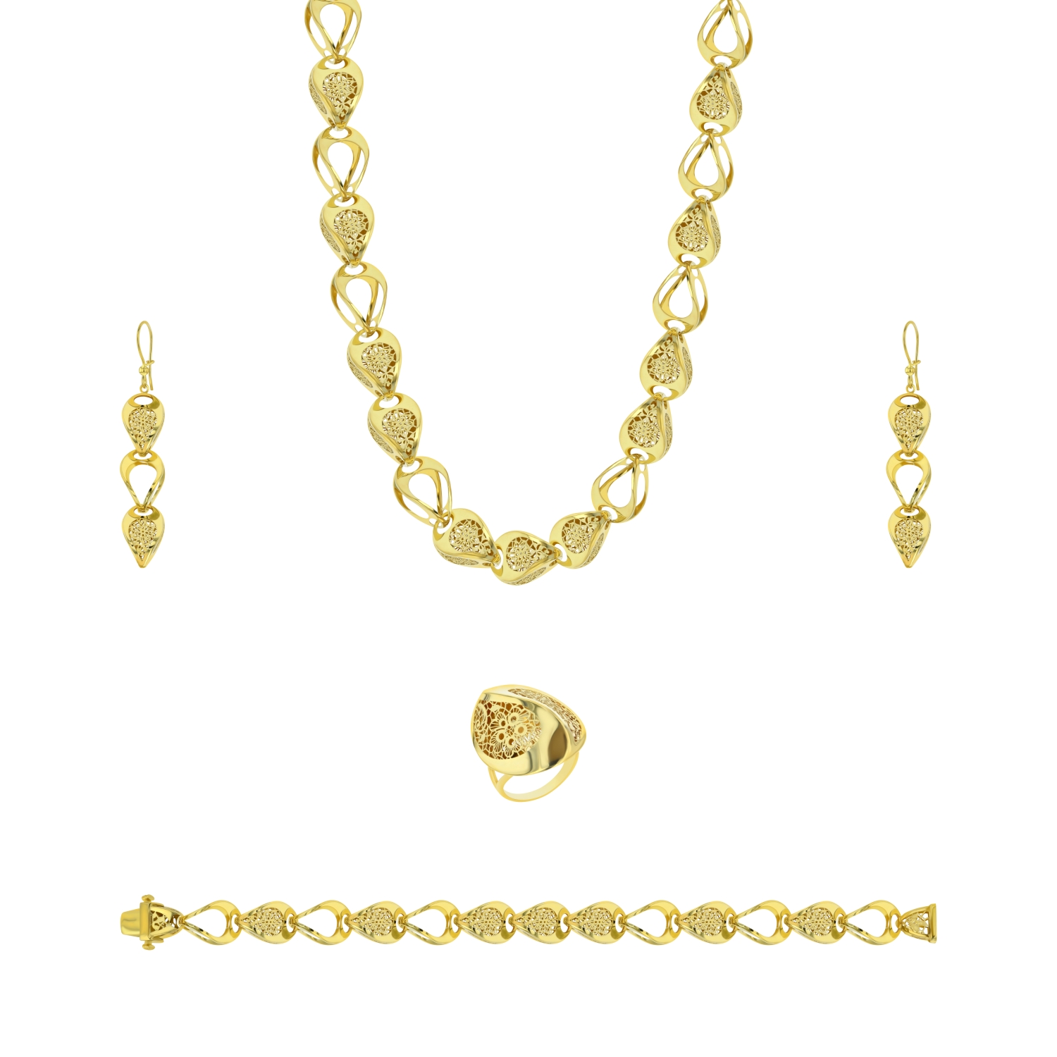 21K Gold Set - Al Romaizan