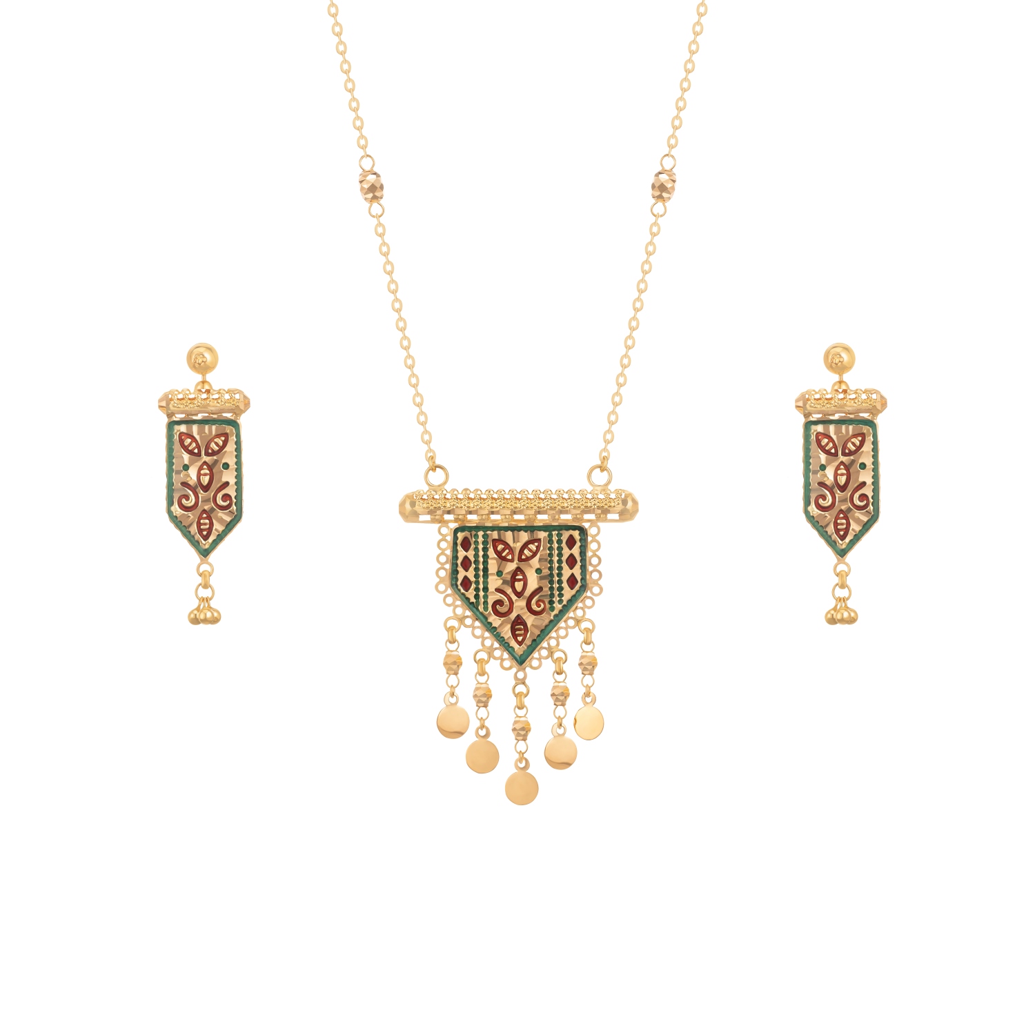 21K Traditional Gold Set - Al Romaizan
