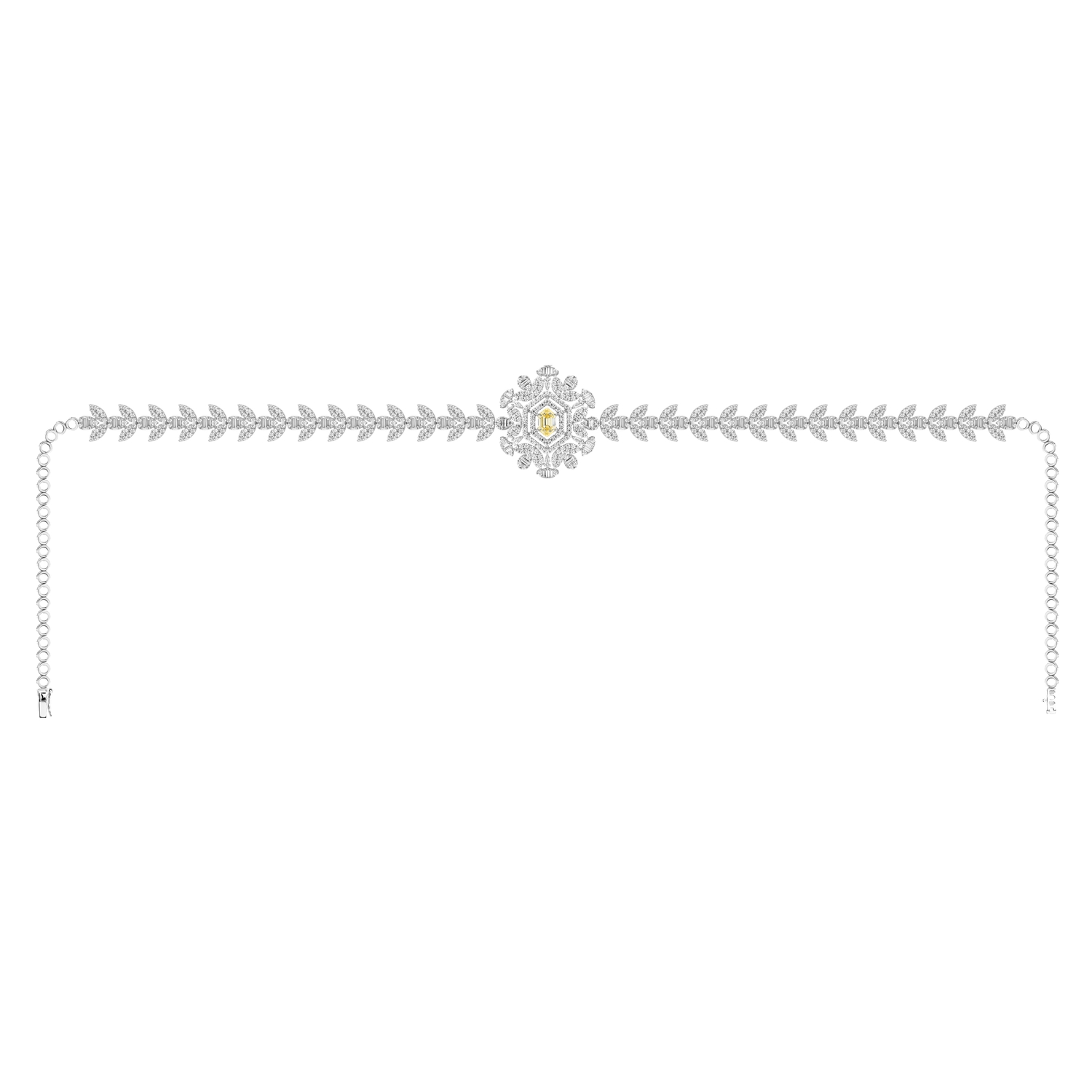 Whisper Snow Star 18K Gold Gem Set