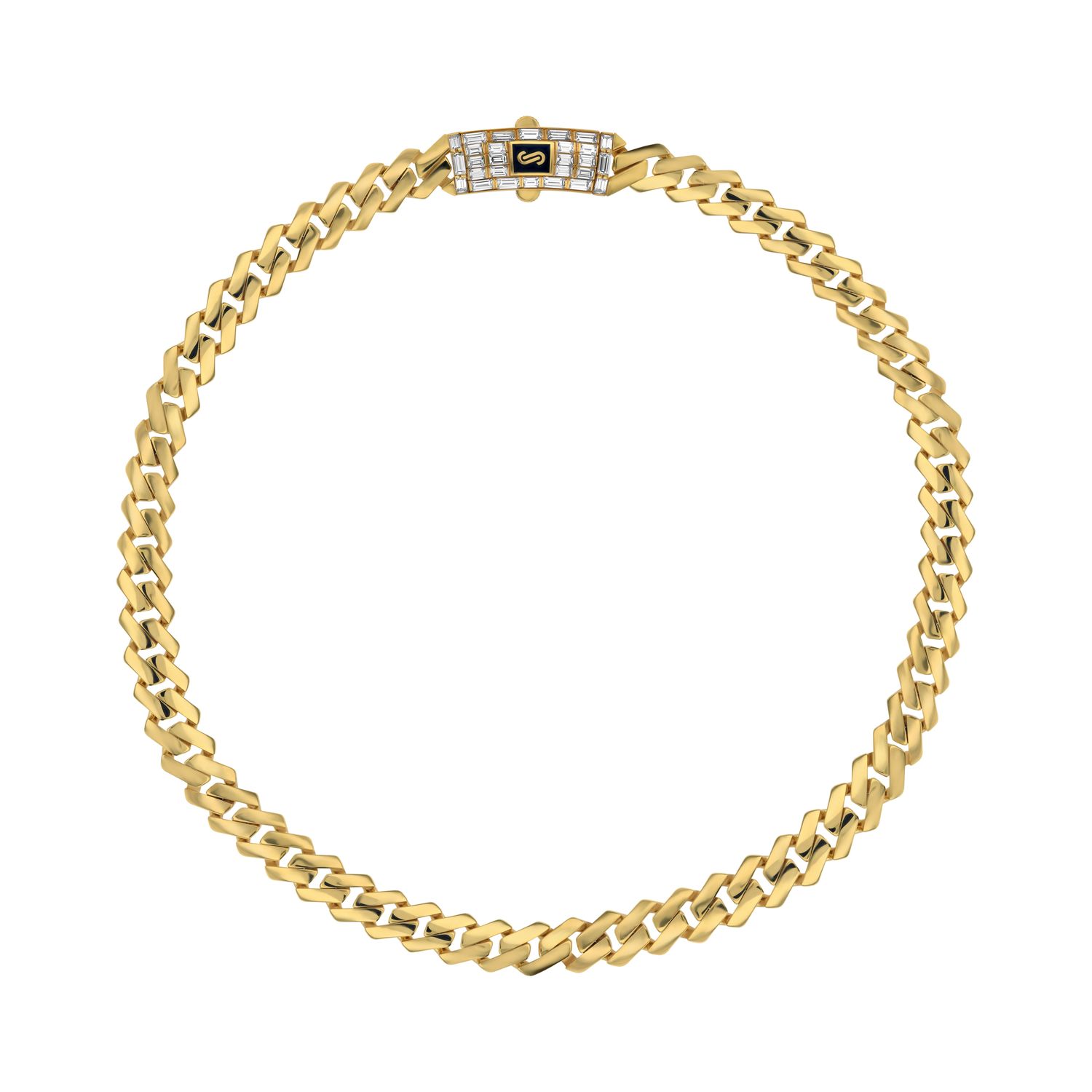 21K Classic Monaco Chain Gold Set
