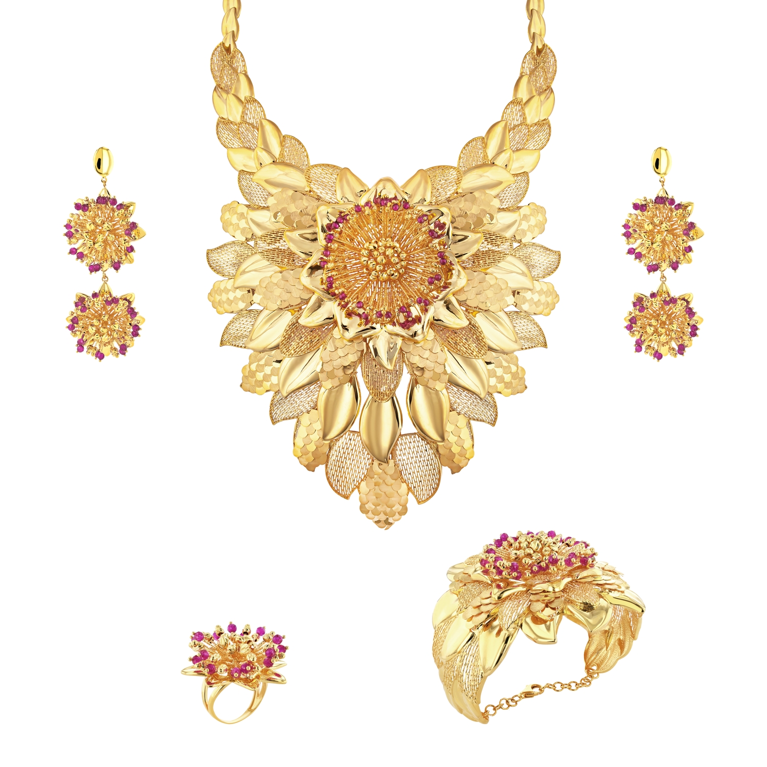 21K Sunlight Gold Set - Al Romaizan