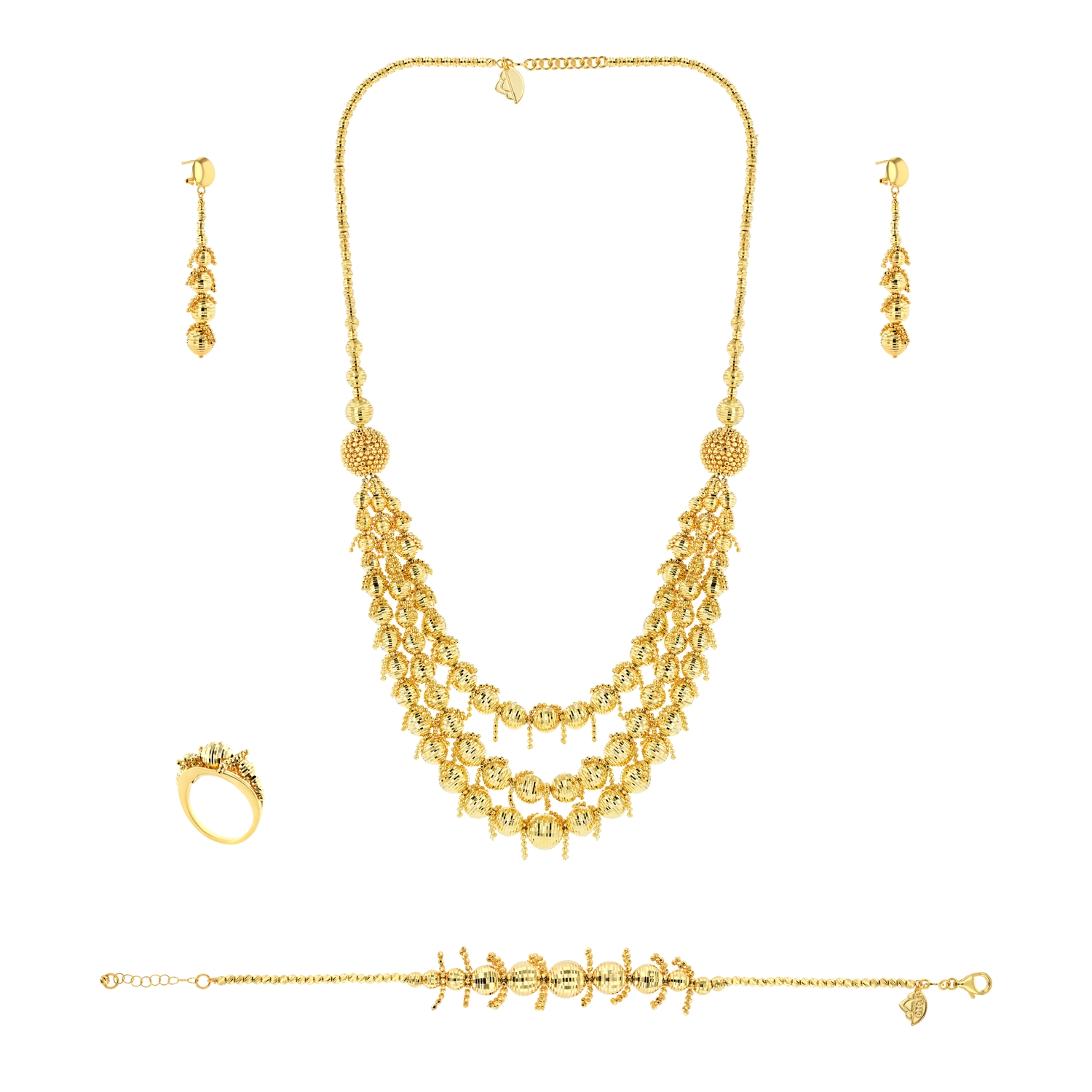 21K Golden Gala Gold Set - Al Romaizan