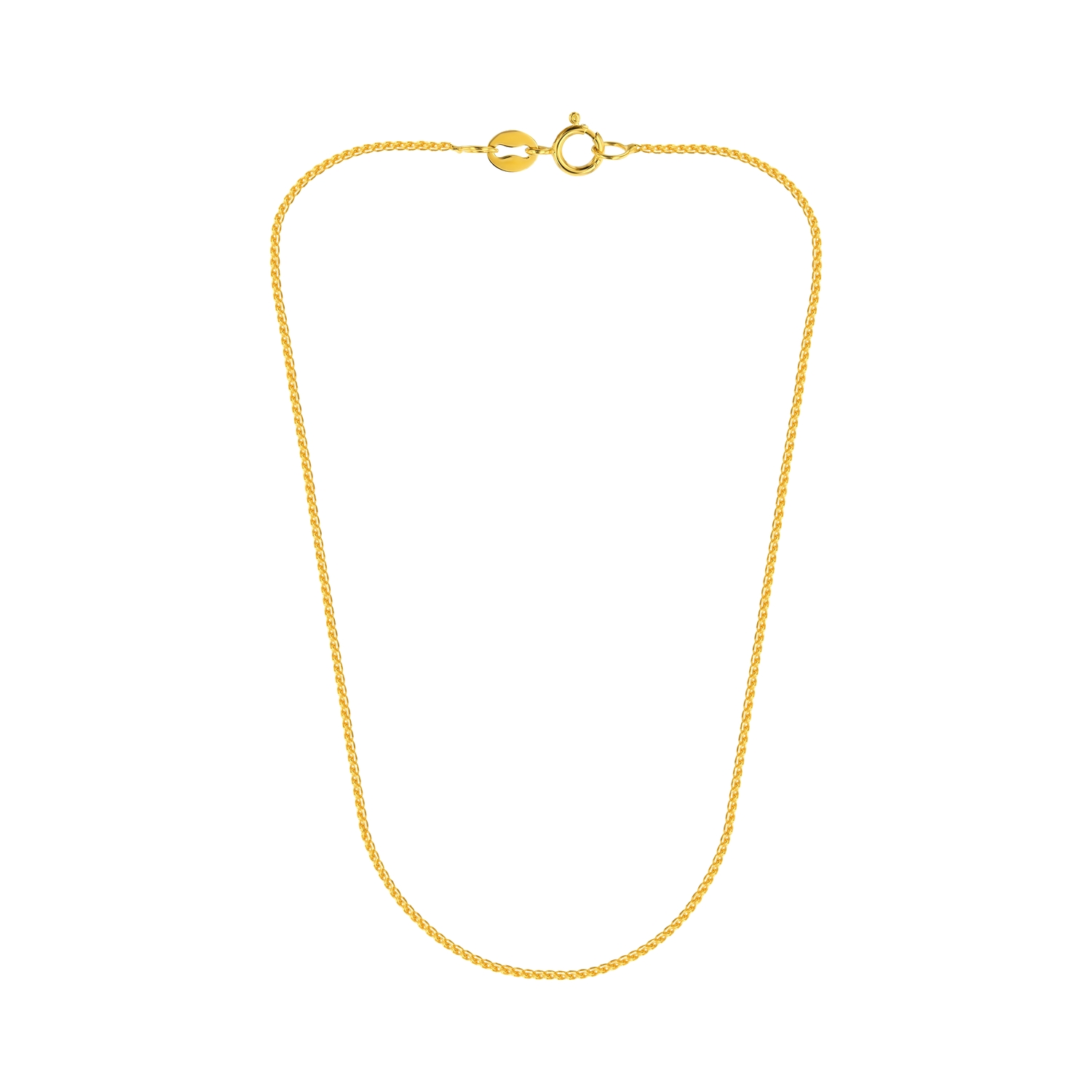 21K Twisted Rope Gold Chain - Al Romaizan