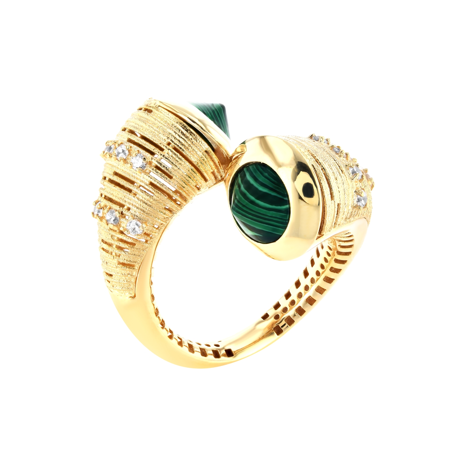 18K Slim Claws Gold Bracelet Set
