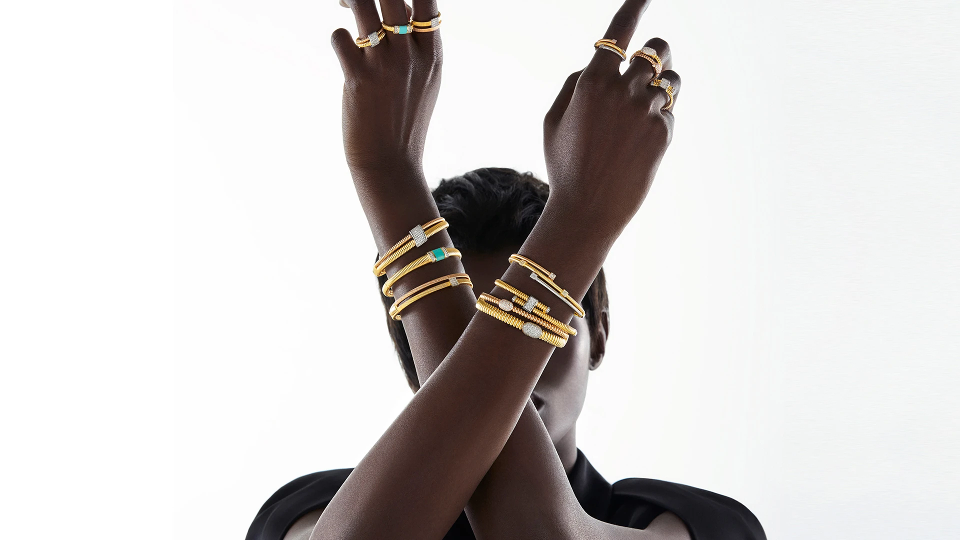 Gemstone Fusion Mastery: Al Romaizan's Contemporary Gold Jewels - Al ...