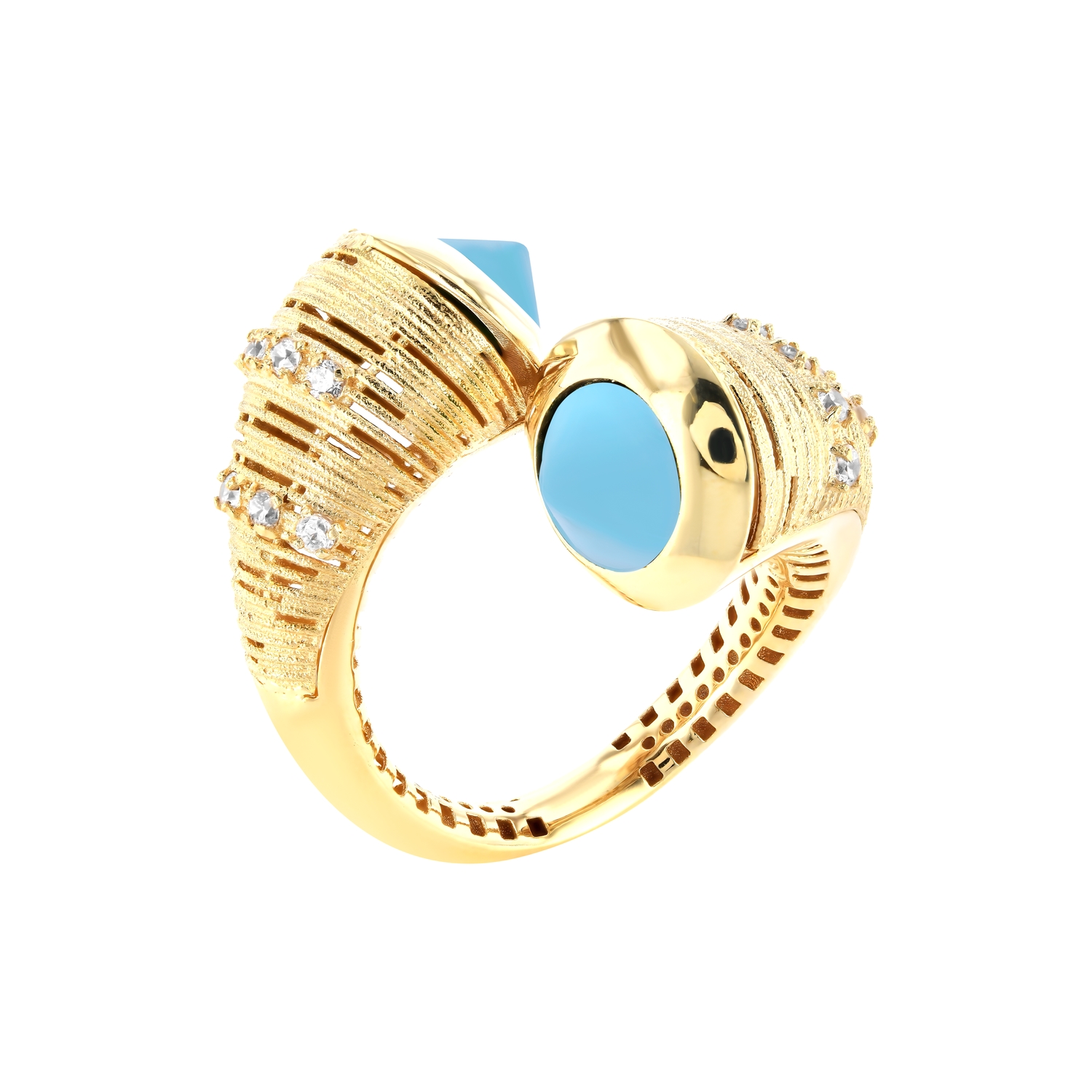 18K Slim Claws Gold Bracelet Set