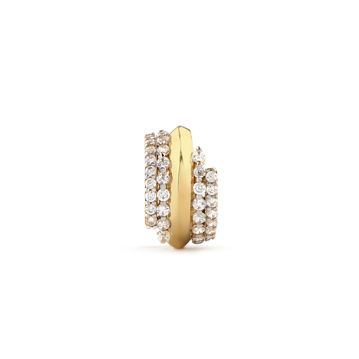 18k Flair Gold Earrings - Al Romaizan
