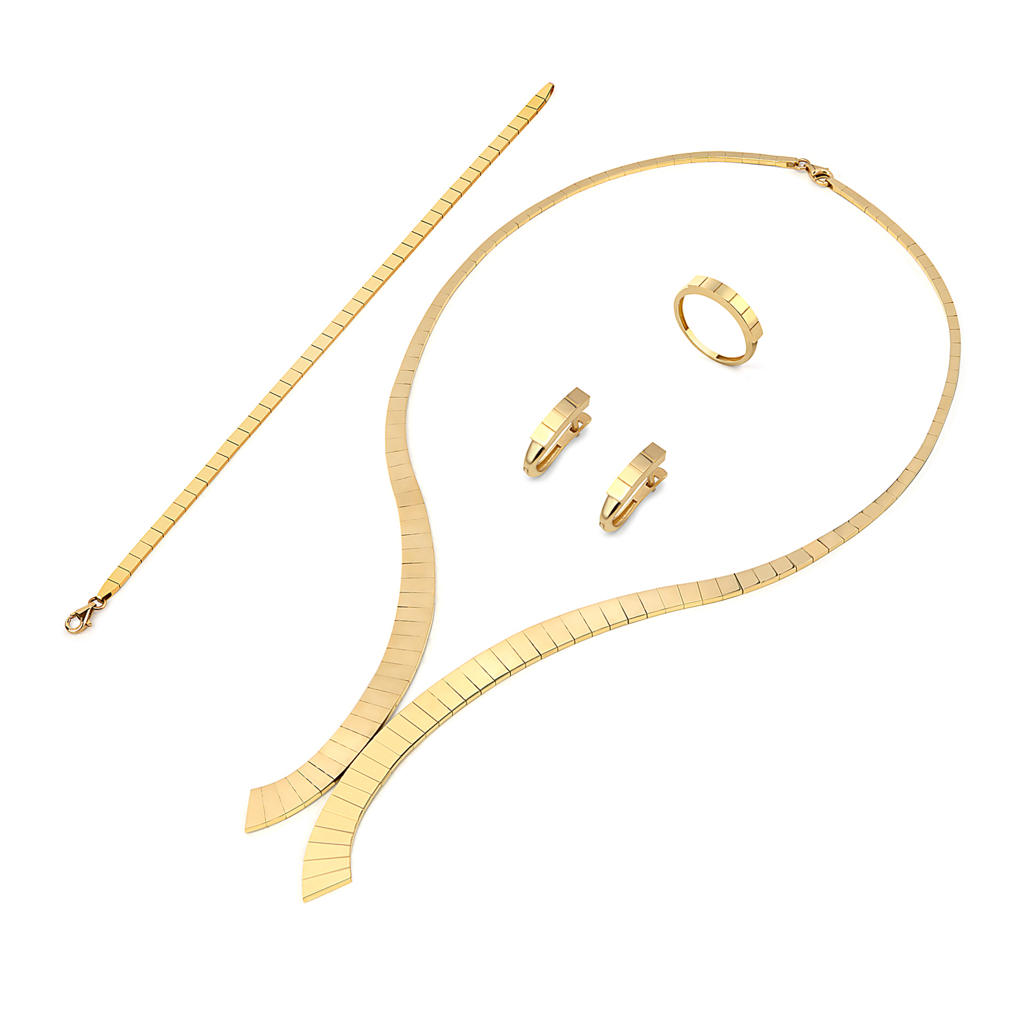 18K ٍViber Sleek Gold Set - Al Romaizan