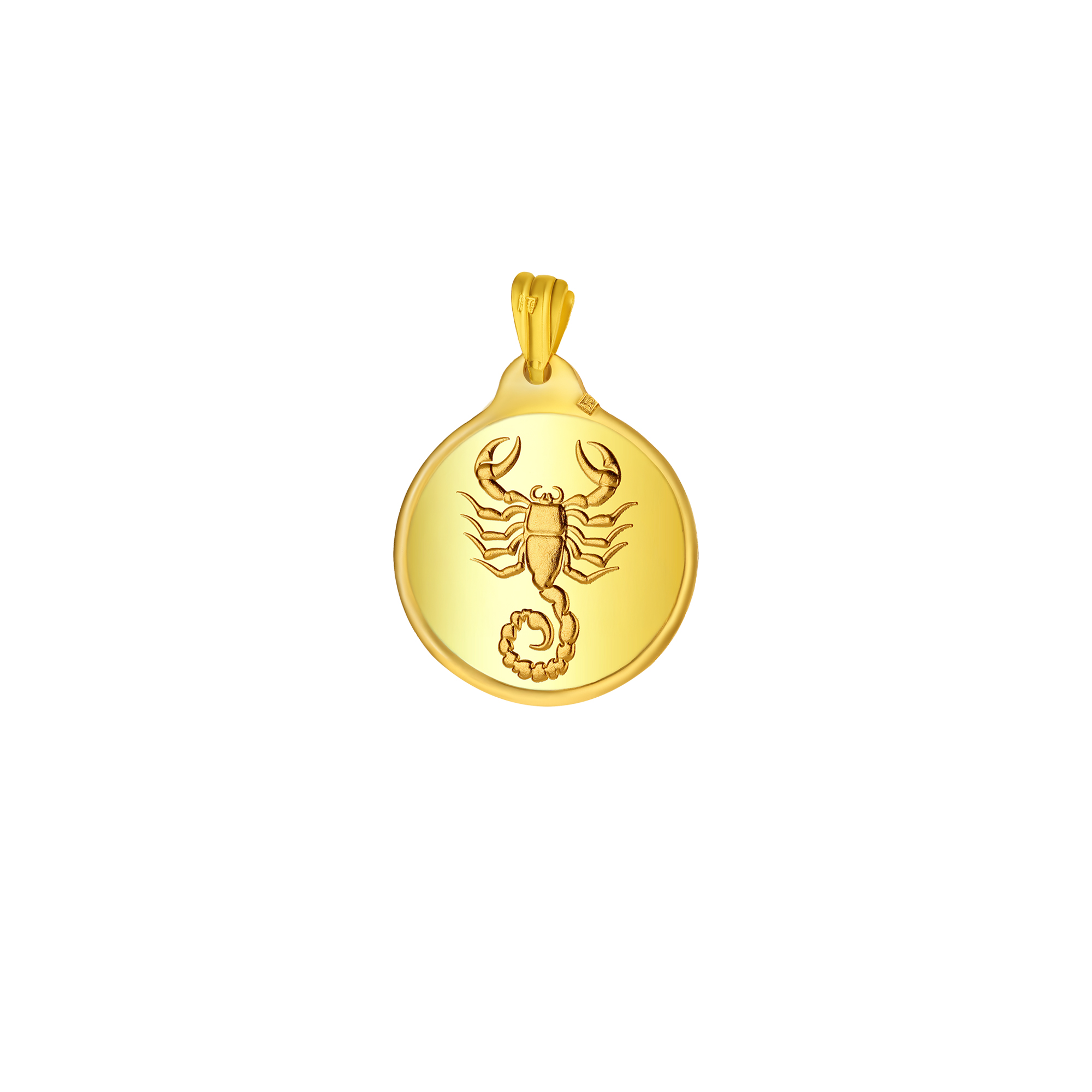24K BTC Scorpio Gold Coin Pendant - Al Romaizan