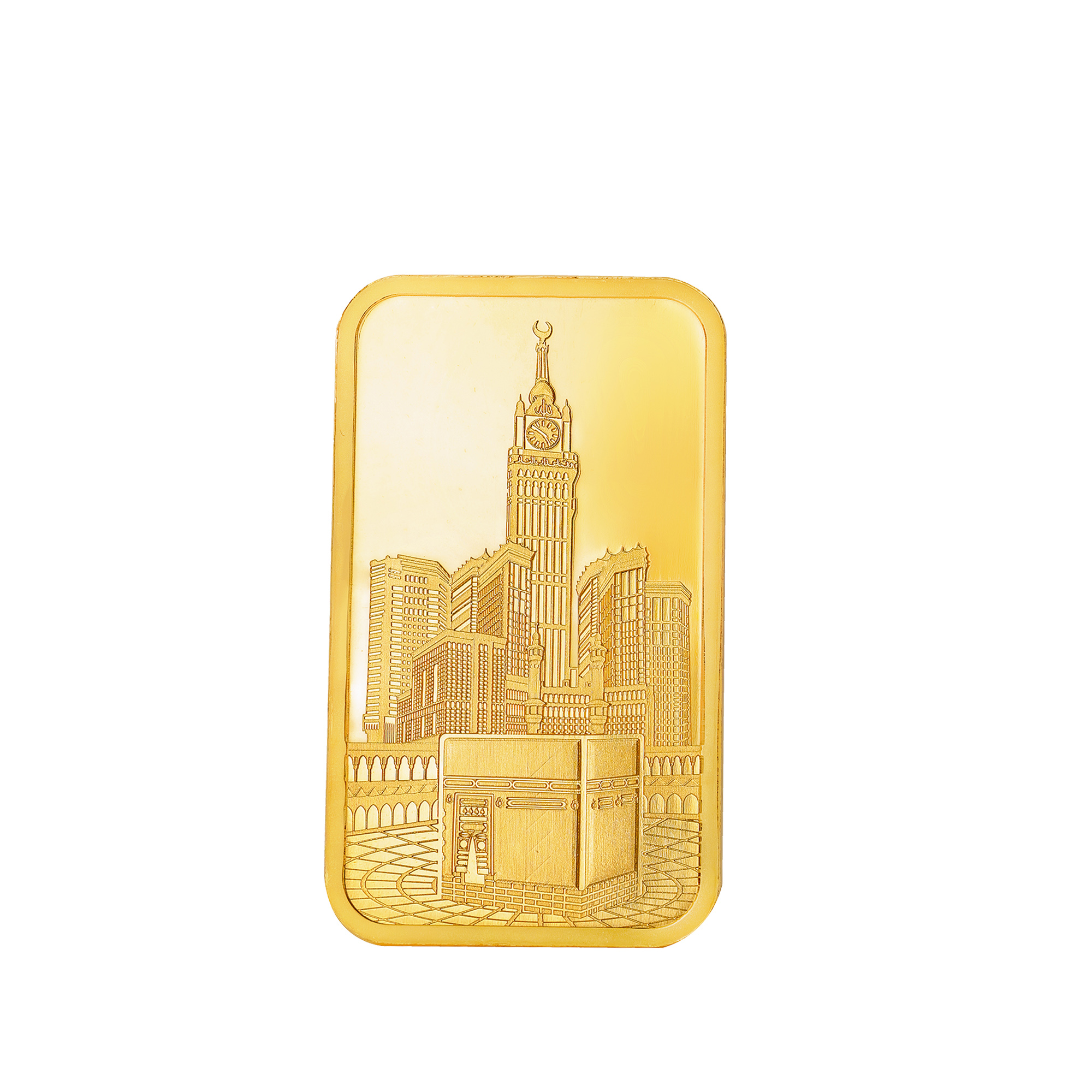 24K Masjid al-Haram Gold Ingot - Al Romaizan