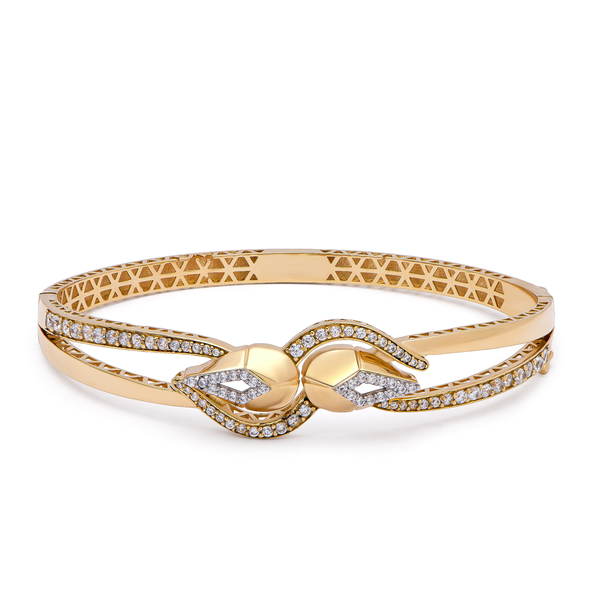 18K Daly Gold Bangle - Al Romaizan