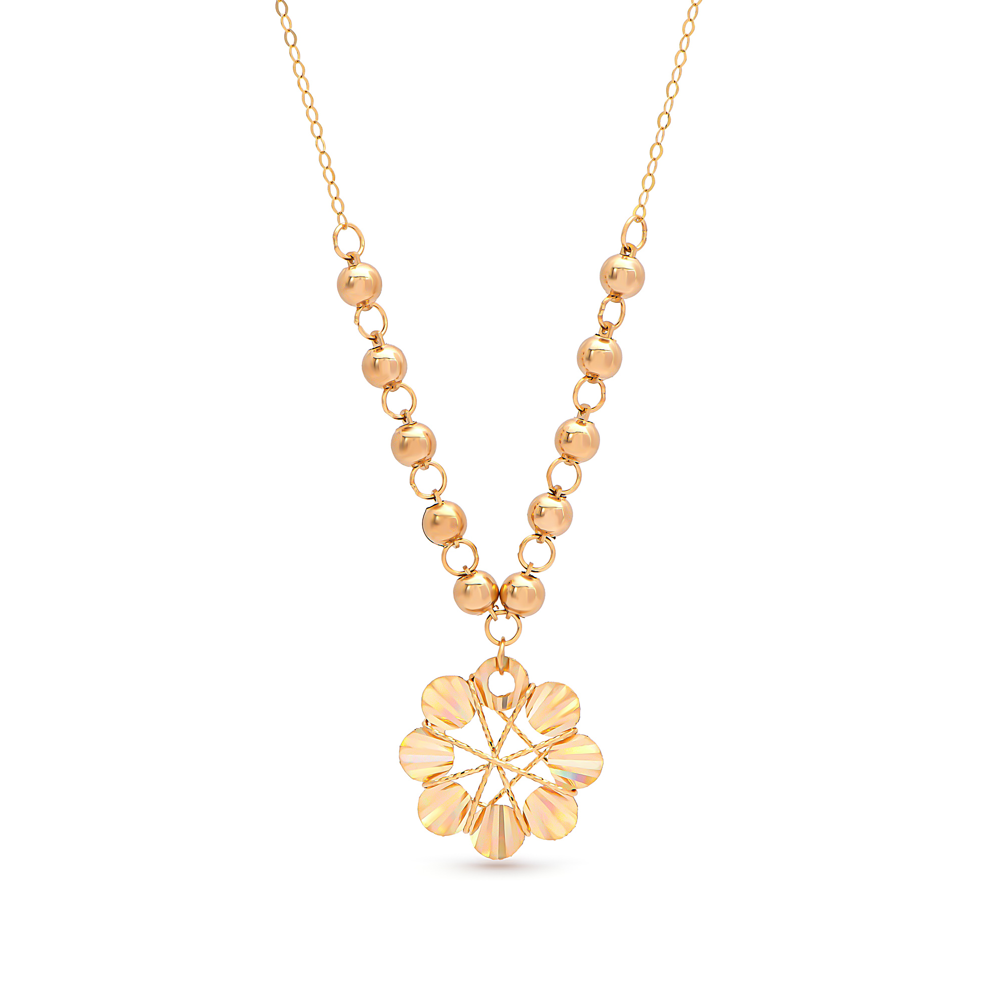18K Rasa Gold Necklace - Al Romaizan
