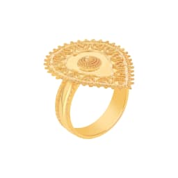21K Traditional Gold Ring
